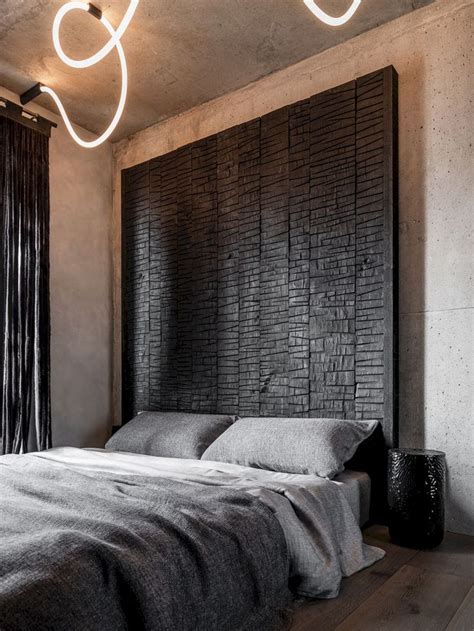 A 90 M2 Moscow Apartment In Black Tones Дизайн номера в отеле Дизайн спален Квартира