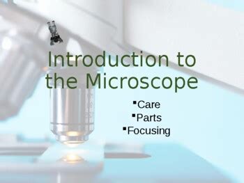 Intro To Microscope PPT And Activity By The Science Class TPT