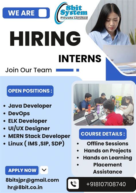 Interns Opportunity Interns Internship Placement Opportunity Eightbit System 14 Comments