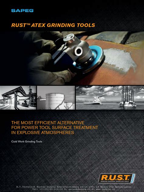 Ochure Rust Atex Grinding Tools 0 Download Free Pdf Industrial
