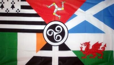 Celtic Nations Flag 5x3 Feet Cornwall Eire Scotland Brittany Wales Isle