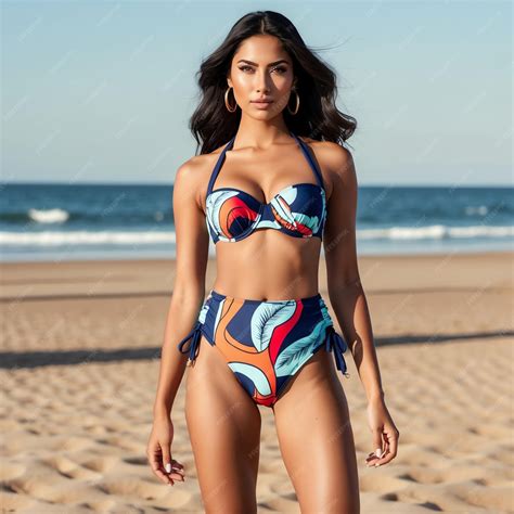 Trendy Latina Bikini Outfits For Stylish Poolside Wear Premium Ai
