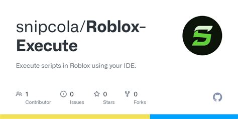 Github Snipcolaroblox Execute Execute Scripts In Roblox Using Your Ide