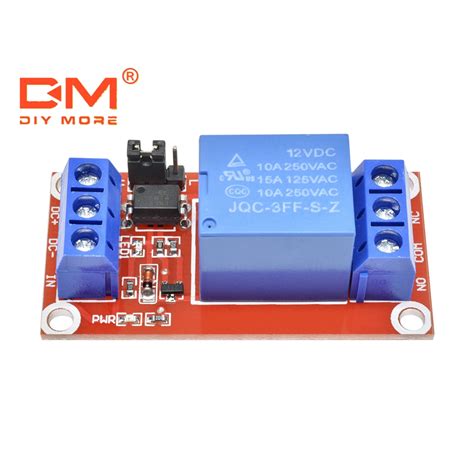 DIYMORE DC V CH Relay Module Shield With Optocoupler Power Indicator High And Low Level