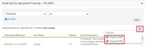 How To Access The Audit Trail Of A Document In Vault Veeva Product Support Portal