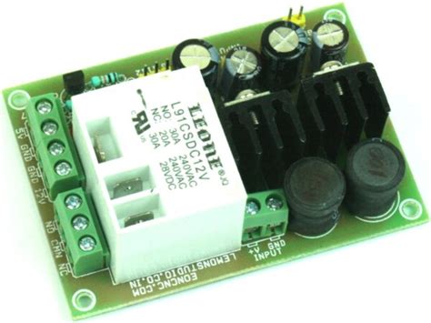 Large Current Relay With Dual Output DC DC Converter For Hobby CNC Router Electronics Lab