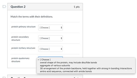 Solved Match Terms With Their Definitions The Four Choices