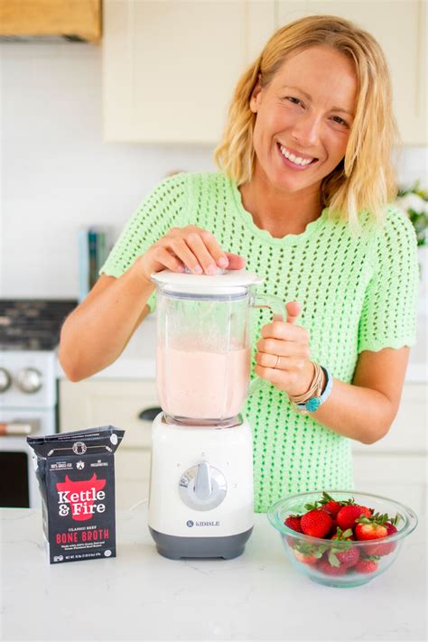 Tropical Bone Broth Protein Smoothie Mimis Organic Eats