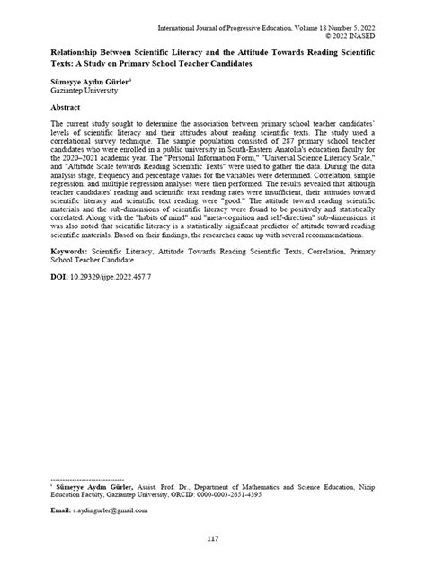 Relationship Between Scientific Pdf Linear Regression Dependent