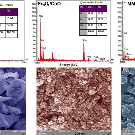 Edx Spectra And Tabulated Data A And Fesem Images B Of