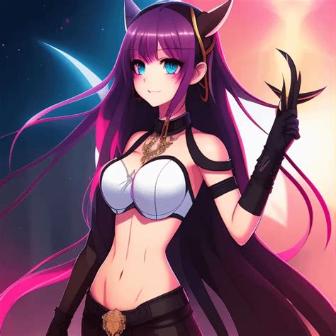 Imp Demon Synthpunk Raigeneratedartlost