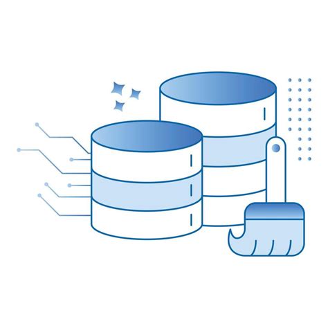 Data Cleansing Symbol Data Scrubbing Icon Data Purification Symbol