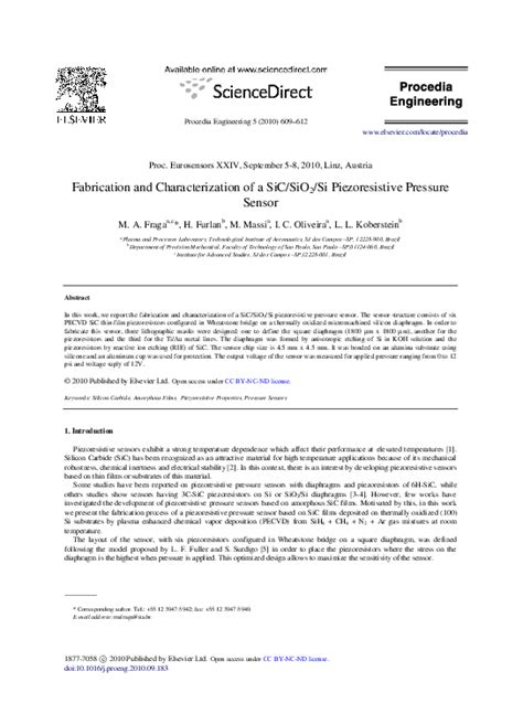 Pdf Fabrication And Characterization Of A Sicsio 2 Si