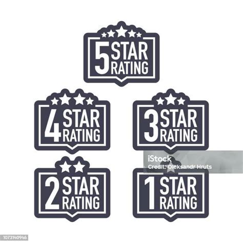배지 등급 우표의 설정 호텔 등급입니다 벡터 일러스트입니다 유명 인사에 대한 스톡 벡터 아트 및 기타 이미지 유명 인사 별 모양 3가지 개체 Istock