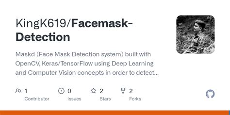 Github Kingk619 Facemask Detection Maskd Face Mask Detection System Built With Opencv