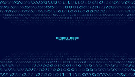 Futuristic Cyberspace Binary Code Number Background Design Vector Gratuito