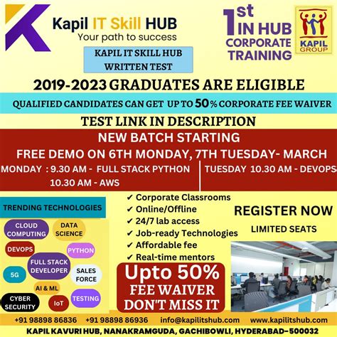 kapil it skill hub on linkedin are you thinking about your it career