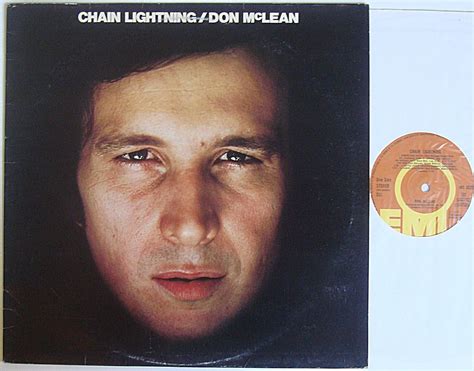 Don Mclean Chain Lightning 12 Lp 1978 Emi International Ins 3025