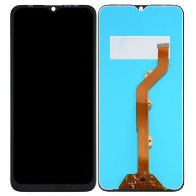 Lcd With Touch Screen For Tecno Camon Black Display Glass Combo Folder