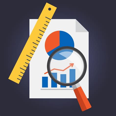 Free Vector Statistics Document Design