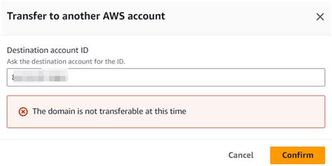 Why I Cant Transfer My Domain To Another Aws Account By Using Route 53 Aws Repost