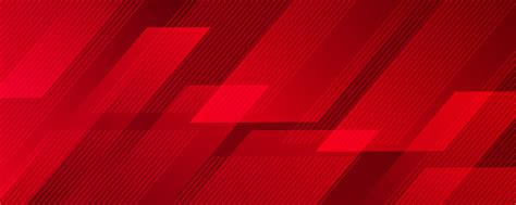 3d Red Geometric Abstract Background Overlap Layer On Dark Space With