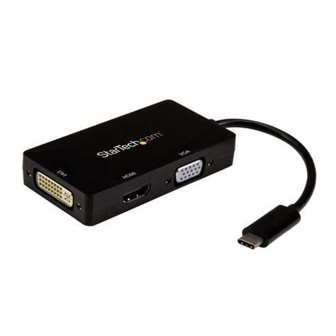Startech Com Usb C Multiport Video Adapter In Usb Type C Video Adapter Usb C To Vga Dvi