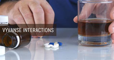 Vyvanse And Alcohol Dangers Of Lisdexamfetamine Drug Interactions