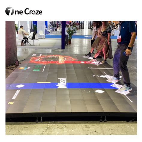 Best Interactive Floor Mapping Game Led Sensor For Fitness Sport