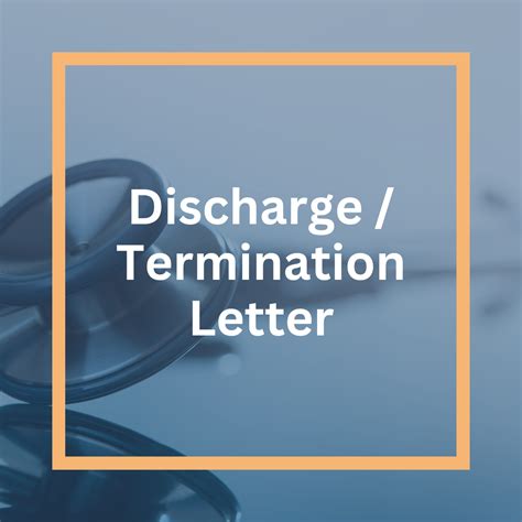 Discharge Termination Letter Iq Slpms