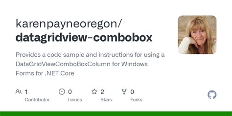 Github Karenpayneoregondatagridview Combobox Provides A Code Sample