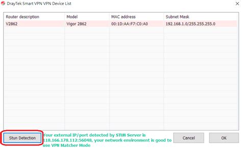 How To Establish Host To LAN VPN With VPN Matcher DrayTek