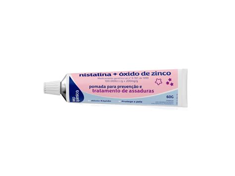 Pomada Nistatina Óxido De Zinco Neo Química 60g Resilifarma Saúde