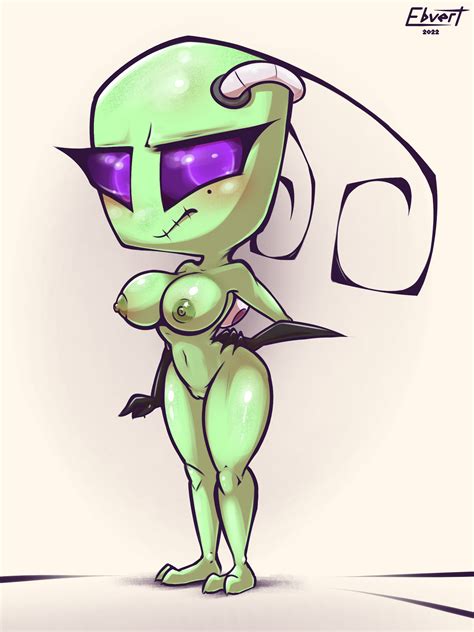 Rule 34 Alien Alien Girl Antennae Barefoot Breasts Ebvert Feet Female Gloves Green Skin