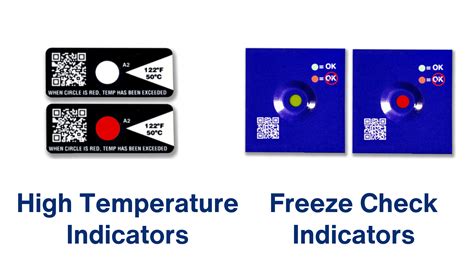 Chemical Temperature Labels Permanent Temperature Indicator