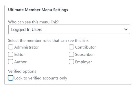 Conditional Menus Ultimate Member