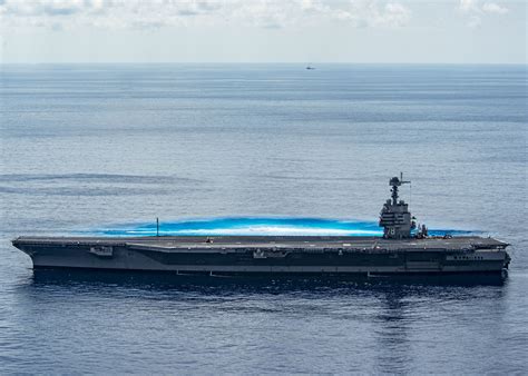 Uss Gerald R Ford Conducts Final Explosive Event Completing Full Ship