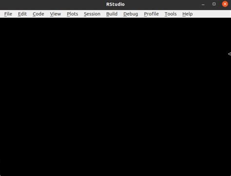 Black Screen RStudio RStudio IDE Posit Community