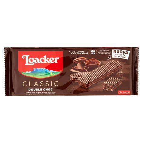 Loacker Wafers Loacker Wafer Classic Double Choc Noble Cocoa With