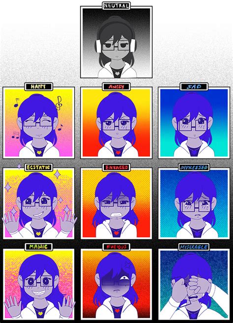 Artstation Omori Emotion Chart