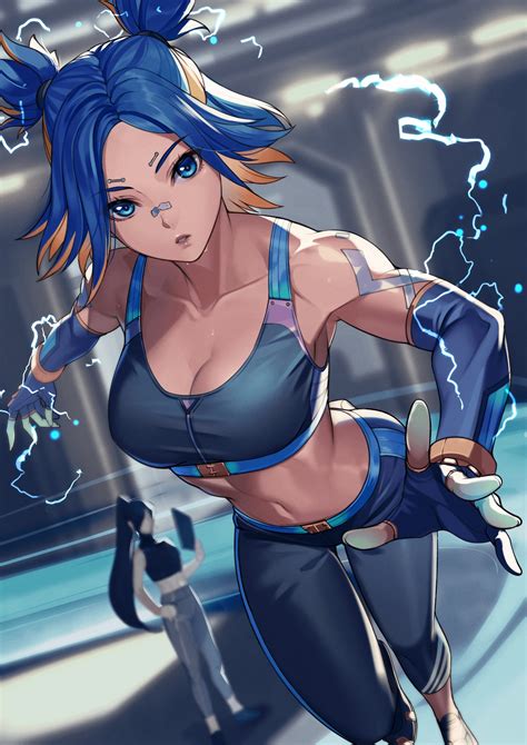 Neon In Action By Kagematsuri Valorant Ranimeyogapants
