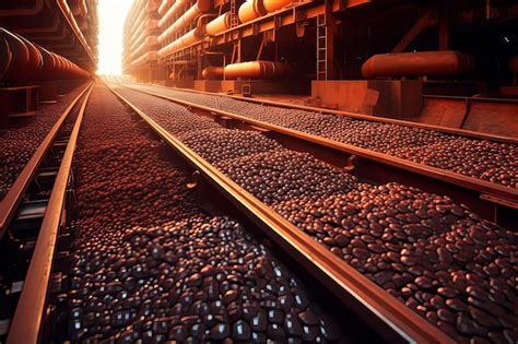 Premium AI Image Iron Ore Mines AI Technology Generated Image