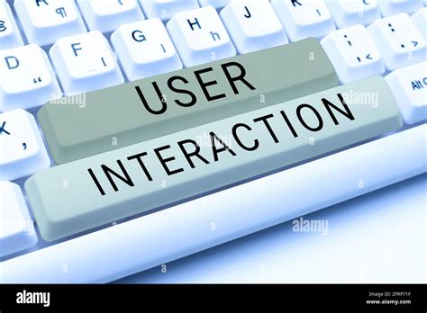 Conceptual Display User Interaction Business Concept How The Customer