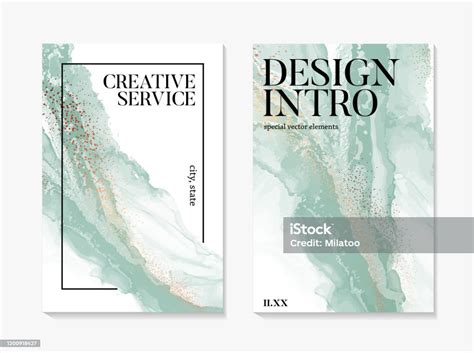 민트 액체 흐름 부드러운 녹색 대리석 수채화 스플래시와 골드 반짝이 페인트 안료 매크로 클라우드 그래픽 디자인 모션 장식 배경