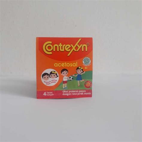 Contrexyn Rasa Jeruk 4 Tablet Kunyah Lazada Indonesia