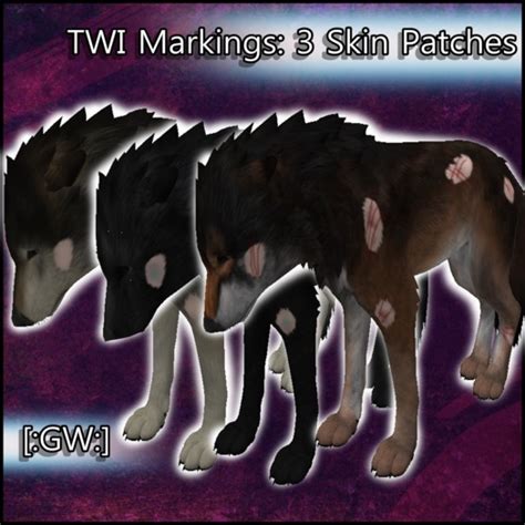 Second Life Marketplace [ Gw ] Twi Timber Wolf Markings Skin Bruised Scratched