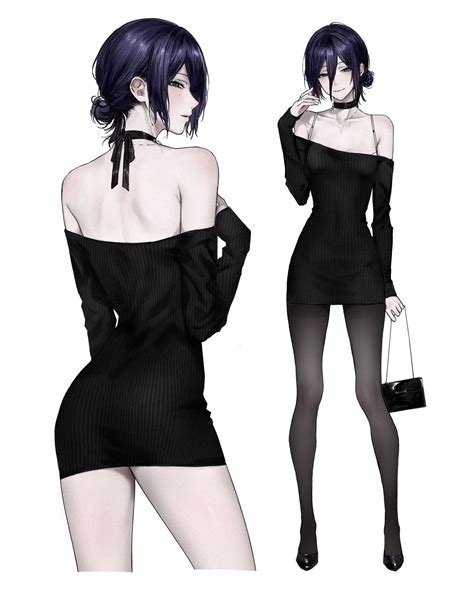 Best Hairbun Big Boobs Dark Hair Apron Black Hair Anime Girls Anime