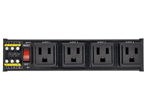Din Rail Mount Ac 120v Nema 5 15r 4 Receptacles Outlet