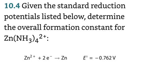 Solved For Each Pair Determine Which Coordination Chegg Com