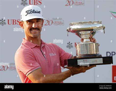 Wade Ormsby Of Australia Poses With His Trophy After Winning The Hong